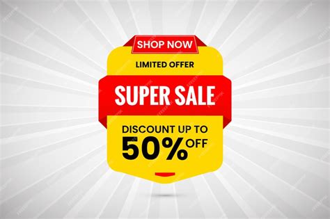 Premium Vector Super Sale Banner Design For Vector Illustration