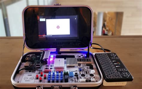 crowpi is a portable learning kit for raspberry pi 3 b zero boards