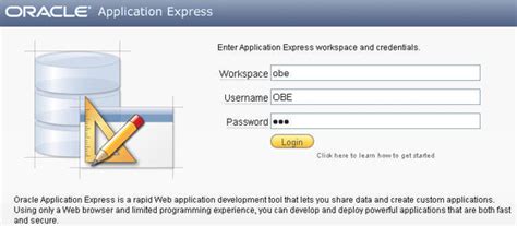 manipulating database objects using oracle application