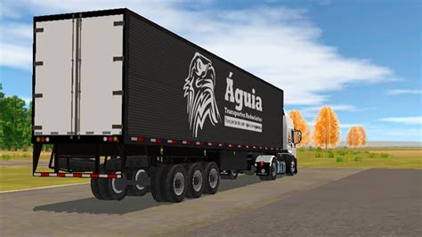 Skin Vw Constellation E Reboque Baú Da Águia Transportes Skins Grand