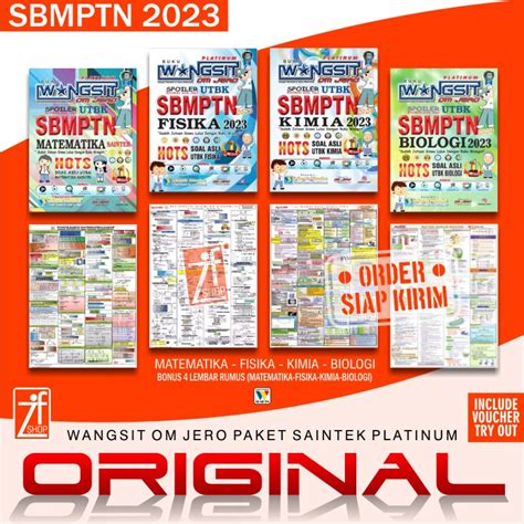 Jual Buku Wangsit Om Jero Utbk Sbmptn Saintek Platinum 2023 Shopee