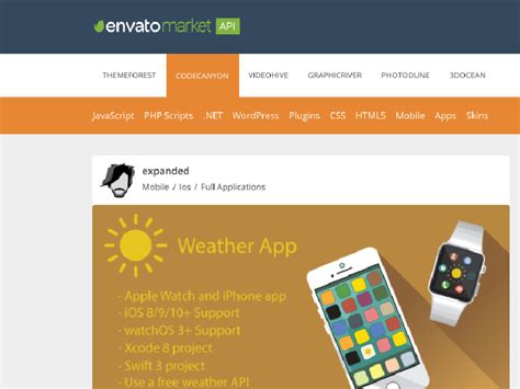 envato market api jquery plugin by juan vargas on dribbble
