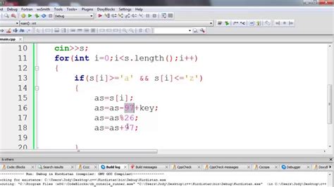 how to make a caesar cipher in c