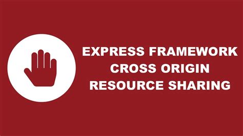 handling cors related issues in an express framework node js web