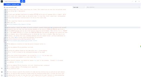syntax highlighting of the second half of the sftp configuration file