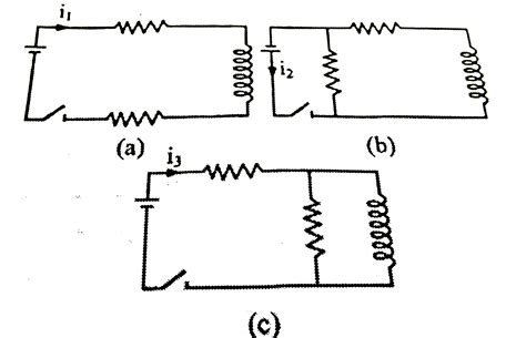 The Figure Shows Three Circuits With Identical Batteries Inductors An
