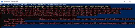 powershell fix unable to resolve package source shellgeek