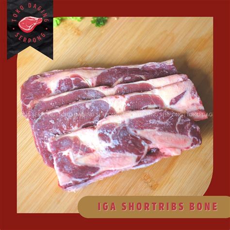 Jual Daging Iga Sapi Beef Shortribs Bone 500 Gram Shopee Indonesia