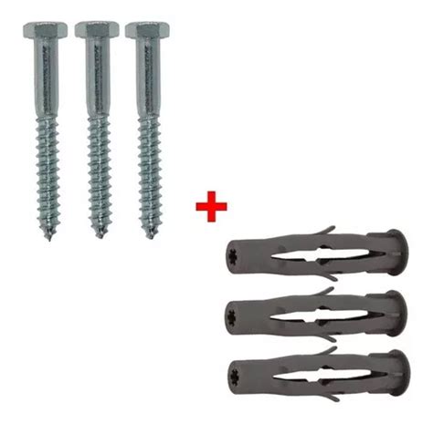 Kit Parafuso Sextavado Rosca Soberba Bucha Baiano 08mm