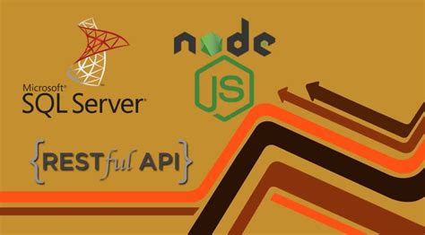 how to create restful api using nodejs and sql server