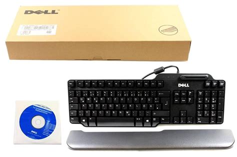 brand new dell sk 3205 smart card reader usb keyboard