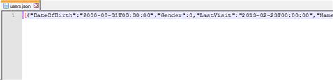 c how to serialize data into indented json stack overflow