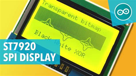 lcd display 128x64 st7920 graphic spi arduino tutorial