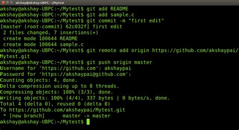 installing and using git and github on ubuntu linux a