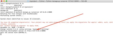 django 3 creating a django project devtutorial