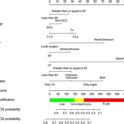 Nomogram Predicting The Os Of Patients With Newly Diagnosed Distant