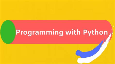 programming with python full tutorial youtube