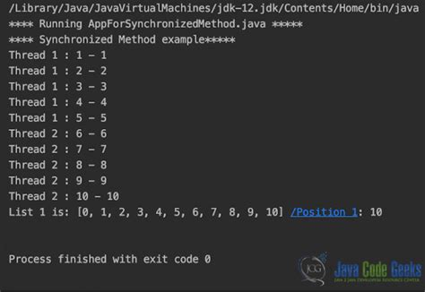 java synchronized keyword example examples java code geeks 2021