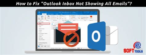 how to fix outlook inbox not showing all emails issue