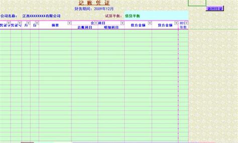 Excel表格制作手工账及财务报表的模板 会计教练