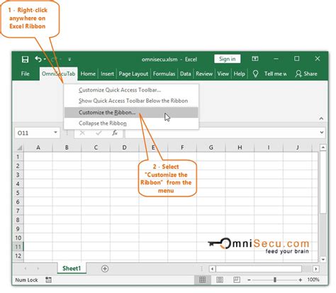 how to add a macro to excel ribbon