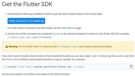how to install and configure flutter sdk on windows 10 just 7 steps