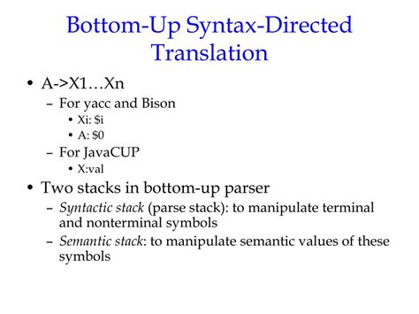 ppt chap 7 syntax directed compilation powerpoint presentation