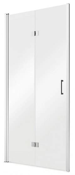 Besco Exo H Drzwi Prysznicowe Składane 90 Cm Chrom Połysk Szkło