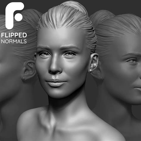 Artstation Sculpting A Realistic Female Face In Zbrush