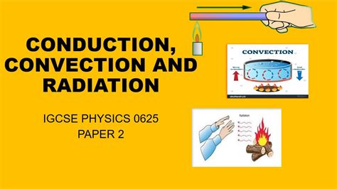Igcse Physics 0625 Conduction Convection And Radiation Thermal