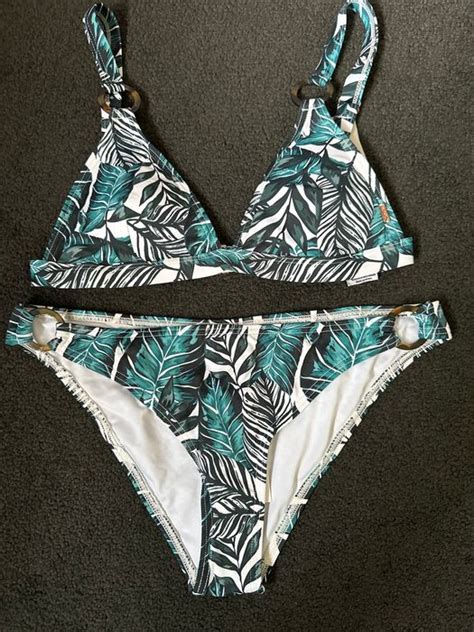 Other 🔥 Topanga Palm Leaf Bikini Set Size 8 Small 🔥 Grailed