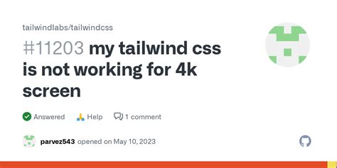 my tailwind css is not working for 4k screen · tailwindlabs tailwindcss