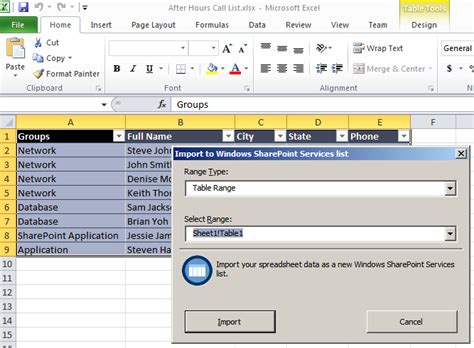 sharepoint tips n tricks 4 newbie import excel spreadsheet into