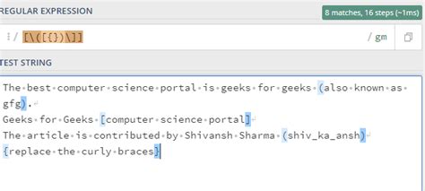 how to remove brackets from text file in python geeksforgeeks