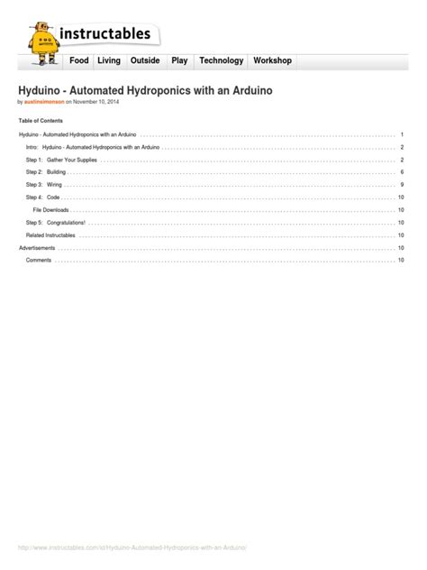 hyduino automated hydroponics with an arduino