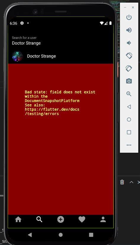 flutter querysnapshot using firebasefirestore is not accessing the