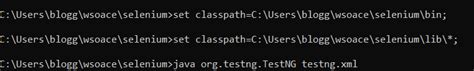 how to execute testng based selenium tests from the command line inviul