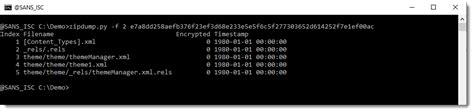 office documents with embedded objects