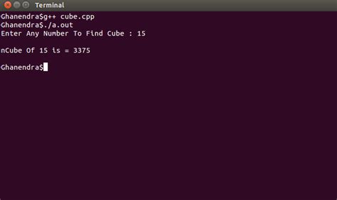 c program to find cube using functions