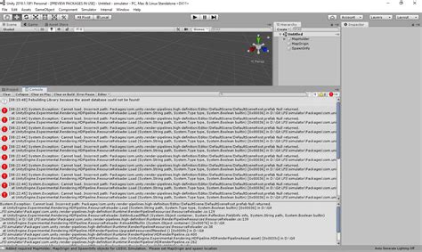 cannot load read assets in unity import fbx errors only empty world