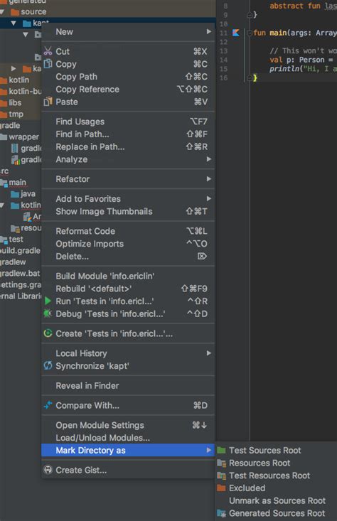 how to make gradle kotlin project works properly with