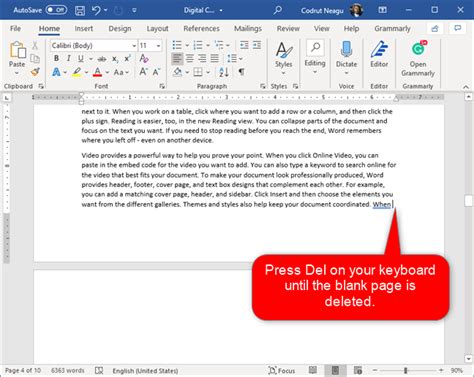 how to remove a page in word 2018 lasopaadvisor