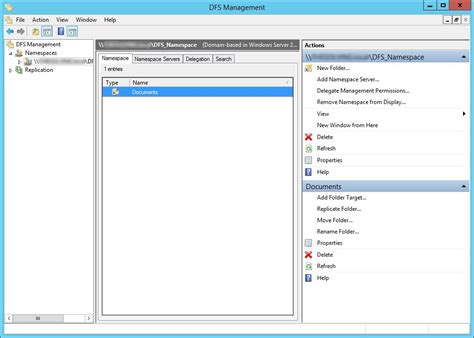 how to install and configure a distributed file system dfs namespace