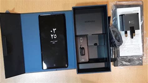 فتح صندوق سامسونج جالكسي نوت 9 Galaxy Note 9 Unboxing Youtube
