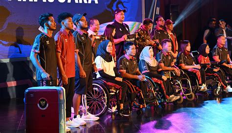 Foto Npc Indonesia Luncurkan Jersey Untuk Kontingen Asian Para Games