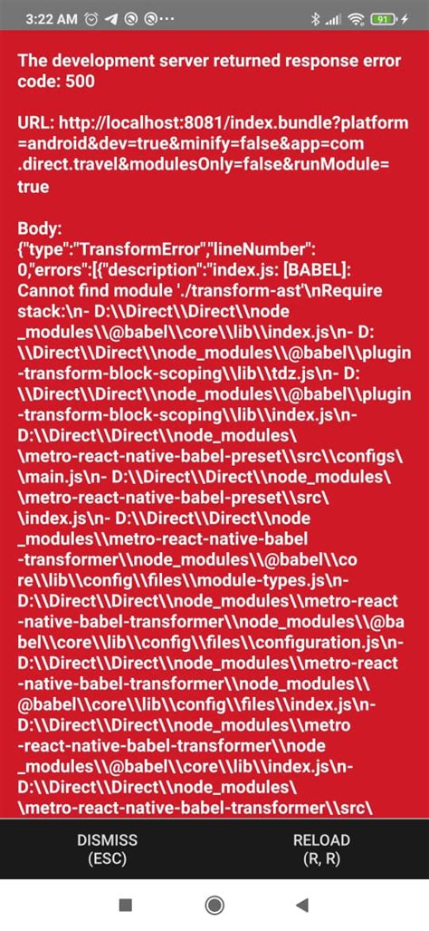 error while running npx react native run android · issue 764