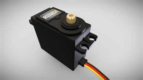 servo motor mg995 3d model by ifthen [aaa1c94] sketchfab