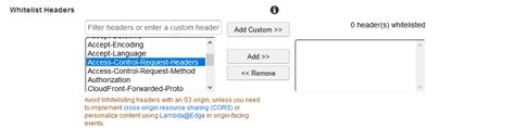 amazon web services cors error despite access control
