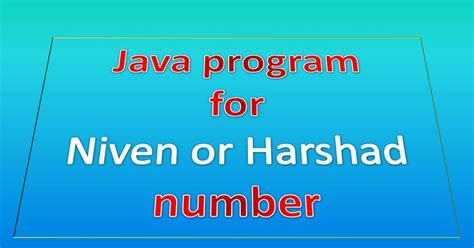 technical tips trick and java tutorials java program for niven or