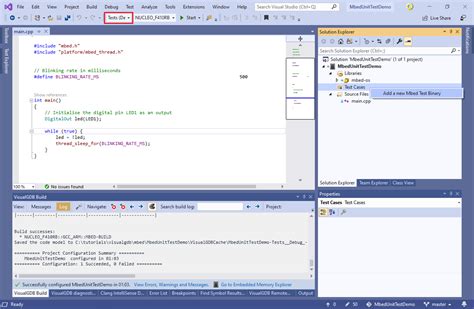 creating mbed unit tests with visualgdb visualgdb tutorials